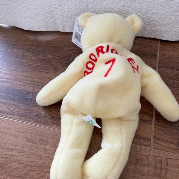 bamm beanos | Toys | Ivan Rodriquez 7 Bamm Beanos Bear Plush | Poshmark